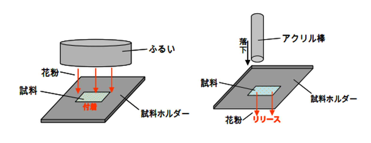 花粉リリース性試験（QTEC法） | 試験業務（試験分野別） | 品質試験・検査ならQTEC